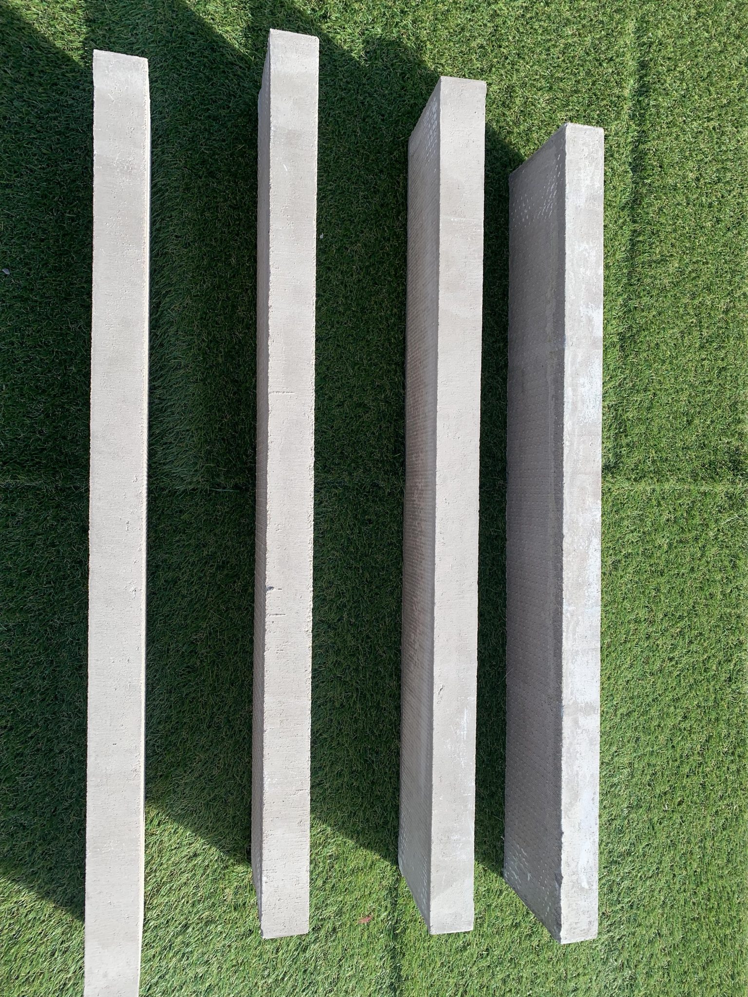 Bradstones Plain Grey Concrete Flat top edging 900x150x50mm - Stone For ...