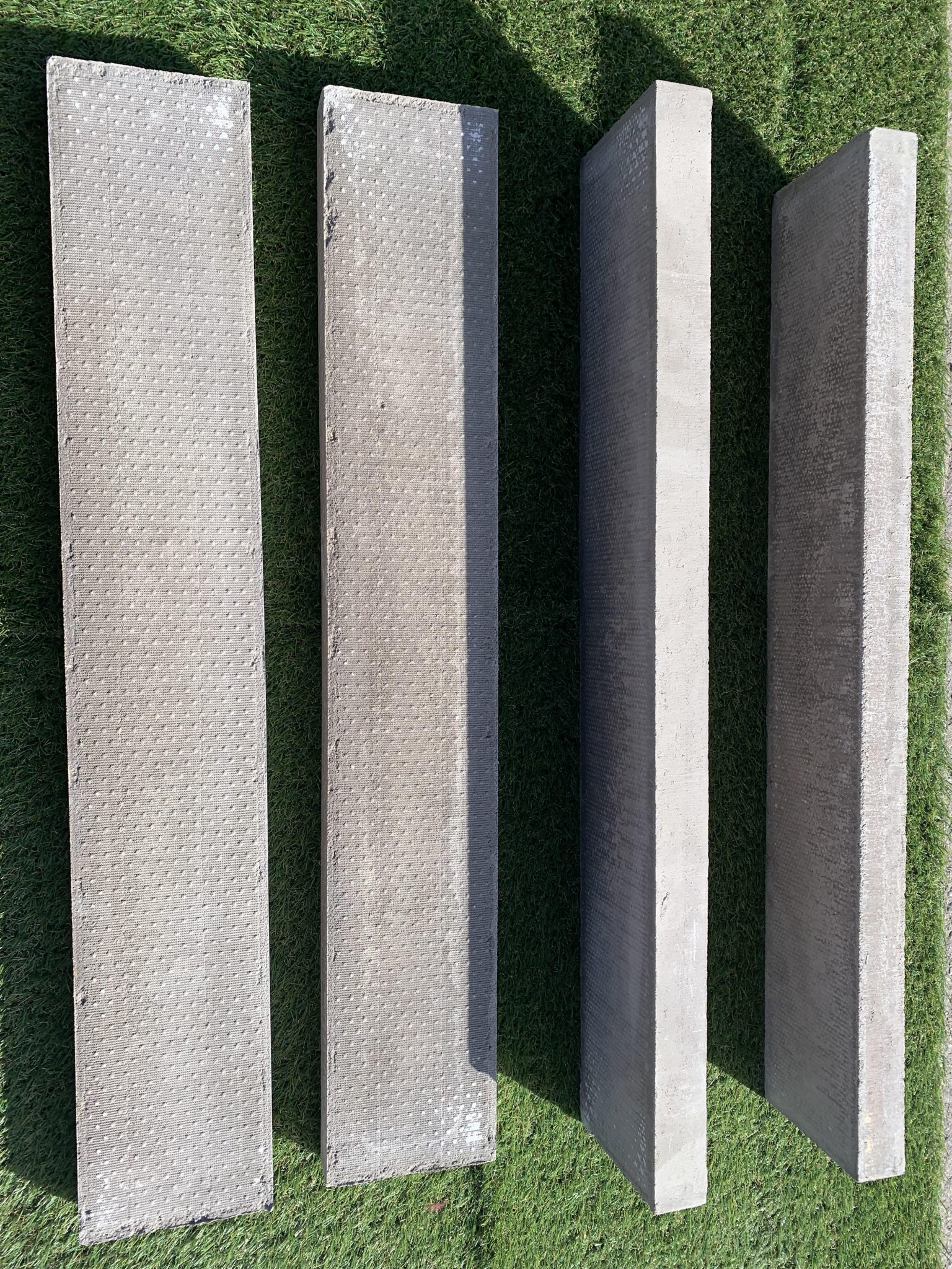 Bradstones Plain Grey Concrete Flat top edging 900x150x50mm - Stone For ...
