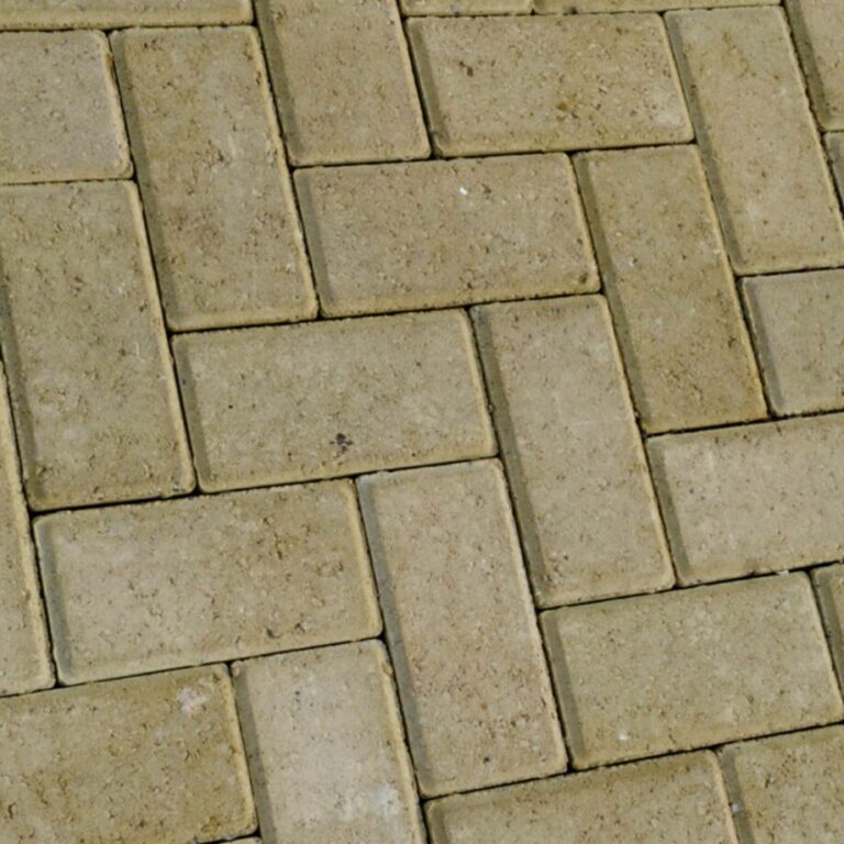 Brett Omega Buff Block Paving 200x100x50mm - Stone For Less