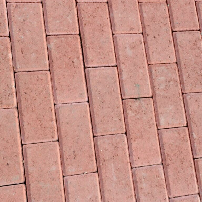 Brett Omega Block Paving Red 200x100x50mm - Stone For Less